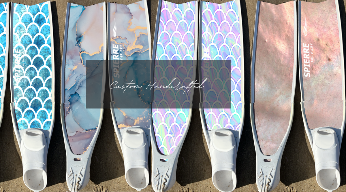 Spierre Carbon Fiber Custom Handcrafted freediving fin blades