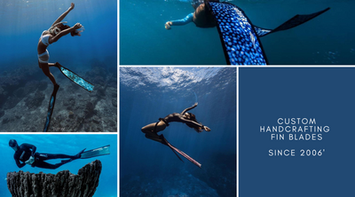 Spierre Carbon Fiber Custom Handcrafted freediving fin blades