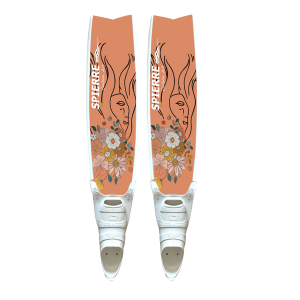 Carbon Art Floral Wander Fin Blades - Apnea Range (Set/Pair) - Spierre
